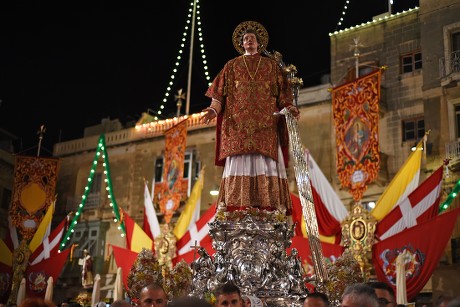 St Lawrence Feast Birgu Malta Celebrated Editorial Stock Photo - Stock ...