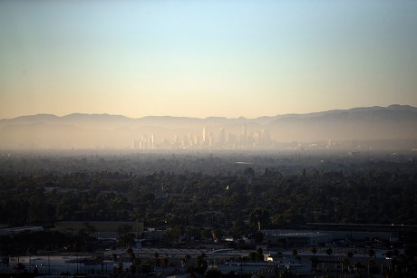 Layer Smog Covers Downtown Nearby Areas Editorial Stock Photo - Stock ...