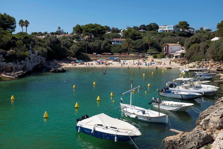 General View Binisafuller Beach Menorca Balearic Editorial Stock Photo ...
