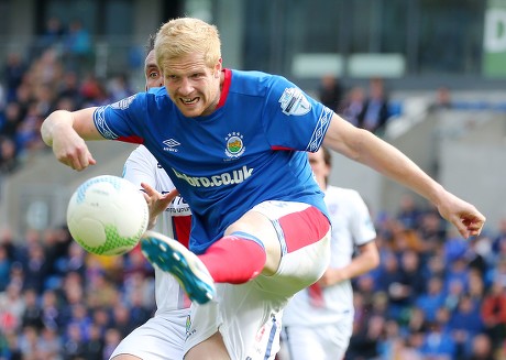Linfield Vs Coleraine Linfields Ryan Mcgivern Editorial Stock Photo ...