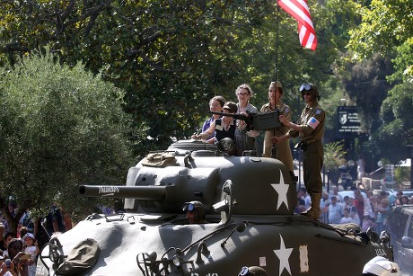 Enthusiasts On Tanks Parade During Ceremony Editorial Stock Photo ...