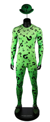 Riddlers Jim Carrey Costume Joel Schumachers Editorial Stock Photo ...