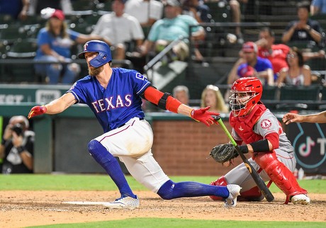 MLB Angels vs Rangers, Arlington, USA - 21 Aug 2019 Stock Pictures ...