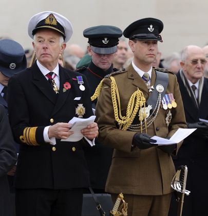Vice Admiral Sir John Dunt Prince Editorial Stock Photo - Stock Image ...