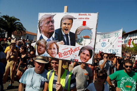 Protesters Take Part Demonstration Part G7 Editorial Stock Photo ...