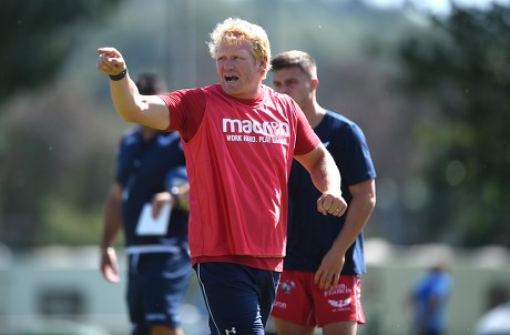 Scarlets Coaches Richard Kelly Richie Pugh Editorial Stock Photo ...