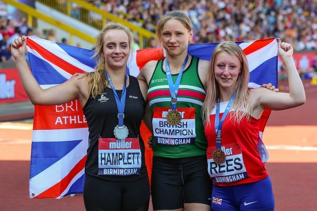 Silver Medalistemma Hamplett Gold Medalist Laura Editorial Stock Photo ...