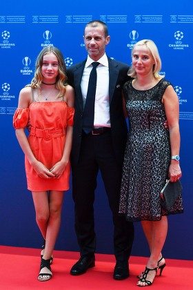 Uefa President Aleksander Ceferin His Daughter Editorial Stock Photo ...