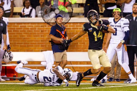 Wake Forest Demon Deacons Wide Receiver Editorial Stock Photo - Stock ...