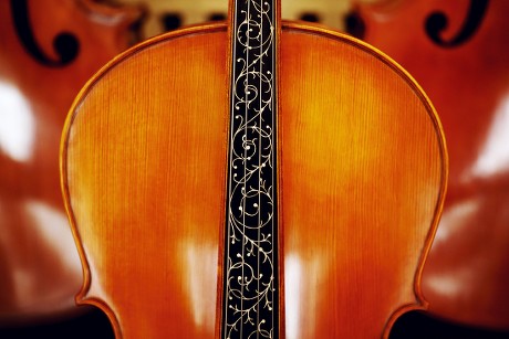 Handcrafted Cello Detail Seen Musical Instruments Editorial Stock Photo ...
