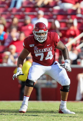 Razorback Left Tackle Colton Jackson 74 Editorial Stock Photo - Stock ...