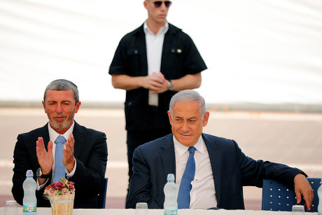 Israeli Prime Minister Benjamin Netanyahu R Editorial Stock Photo ...