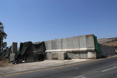 Uninhabited Israeli Army Cement Protections Site Editorial Stock Photo ...