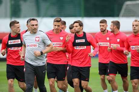 Polish National Soccer Team Players Warm Editorial Stock Photo - Stock ...