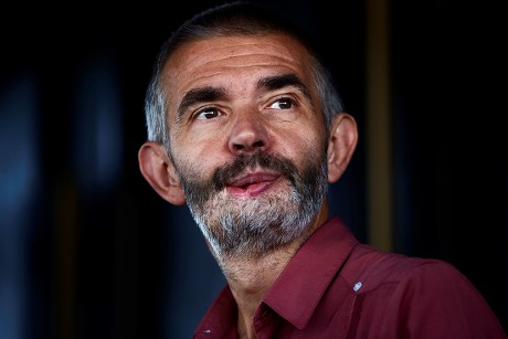 French Writer Journalist Philippe Lancon Poses Editorial Stock Photo ...