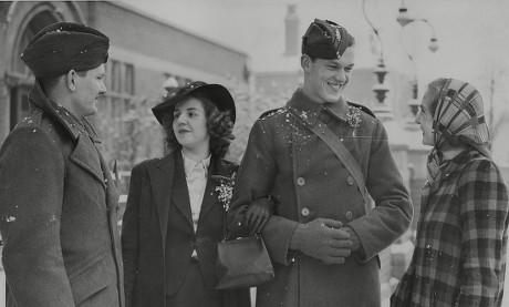 Wwii Britain Weddings Private Jack Durston Editorial Stock Photo ...