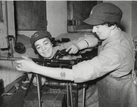 Wwii Britain Ats Auxiliary Territorial Service Editorial Stock Photo ...