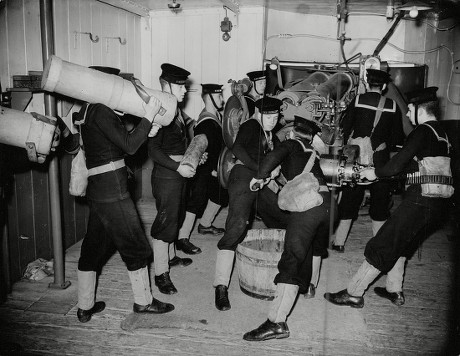 Wwii Britain Navy Training Naval Gunnery Editorial Stock Photo - Stock ...