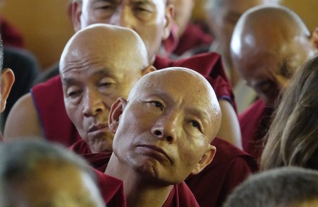 Buddhist Followers Attend Teaching Event By Editorial Stock Photo ...