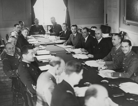 Wwii Allied War Conferencesangloturkish Talks London Editorial Stock ...