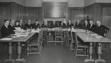 Wwii Britain War Councilsa Special Picture Editorial Stock Photo ...
