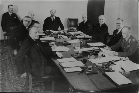 Wwii Britain War Councils First Meeting Editorial Stock Photo - Stock ...
