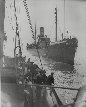 Wwii Britain Navy Minesweepers Picture Shows Editorial Stock Photo ...