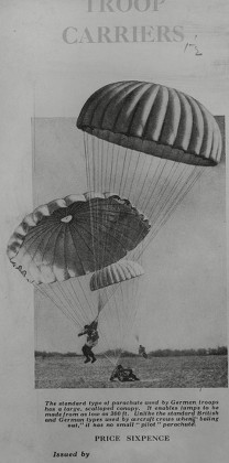 Wwii Germany Army Parachutes No Date Editorial Stock Photo - Stock ...