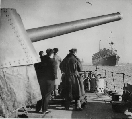 Wwii Britain Merchant Navy This Photograph Editorial Stock Photo ...