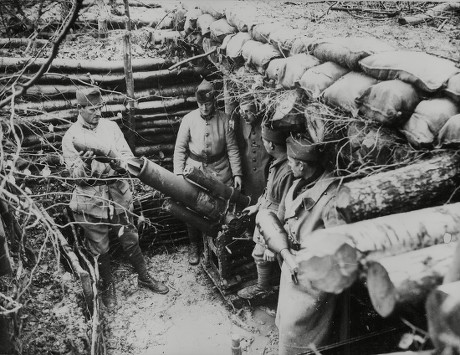Wwii France French Gun Position Trench Editorial Stock Photo - Stock ...