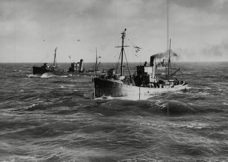 Wwii Britain Navy Minesweeper Flotilla North Editorial Stock Photo ...