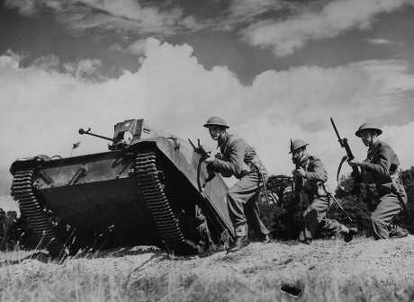 Wwii Britain Home Defence Men Welsh Editorial Stock Photo - Stock Image ...