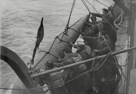 Wwii Britain Navy Minesweepers Working Day Editorial Stock Photo ...