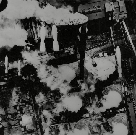 Wwii Allied Reconnaissance Views Air Raids Editorial Stock Photo ...