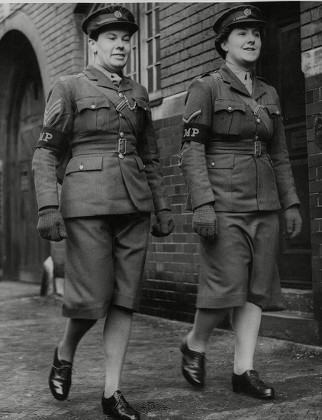 Wwii Britain Ats Auxiliary Territorial Service Editorial Stock Photo ...