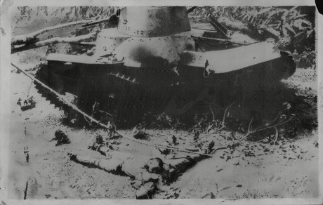 Wwii Japan Japanese Jungle Tank Destroyed Editorial Stock Photo - Stock ...