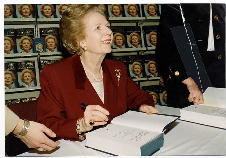 Margaret Thatcher Prime Minster 1993 Baroness Editorial Stock Photo ...