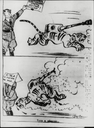 Wwii Russia Cartoons Picture Shows Cartoon Editorial Stock Photo ...