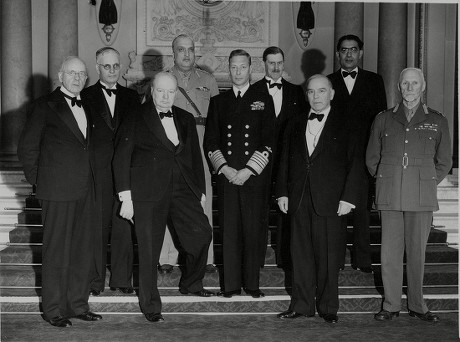Wwii Britain War Councils Majesty King Editorial Stock Photo - Stock ...