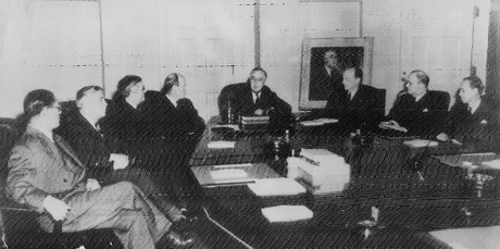 Wwii Allied War Conferencesfirst Pacific Council Editorial Stock Photo ...