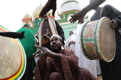 Faithful Take Part Sufi Ritual Near Editorial Stock Photo - Stock Image ...