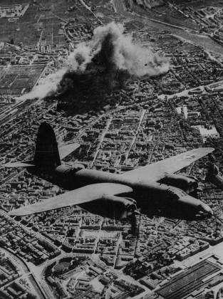 Wwii Air Raid Air Views Italysmoke Editorial Stock Photo - Stock Image ...