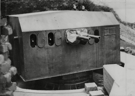 Wwii Britain Home Defence Coastal Batteries Editorial Stock Photo ...