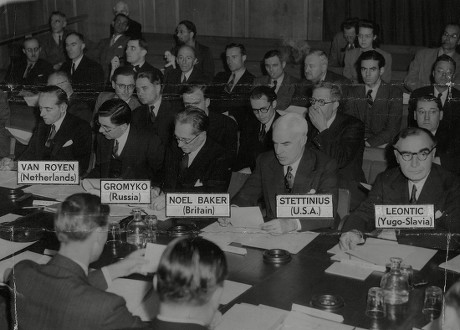 Wwii Peace United Nations Conferences Picture Editorial Stock Photo ...