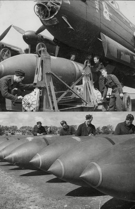 Wwii Britain Raf Bomber Squadron Bombs Editorial Stock Photo - Stock ...