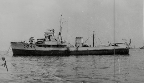 Wwii Britain Navy Minesweepers Picture Shows Editorial Stock Photo ...