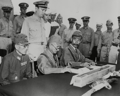 Wwii Japan Surrender Surrendering Marcus Island Editorial Stock Photo ...