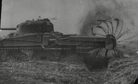 2 Sherman crab flail tank Stock Pictures, Editorial Images and Stock ...
