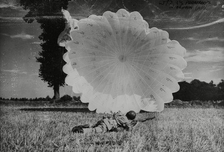Wwii America Army England American Parachute Editorial Stock Photo ...
