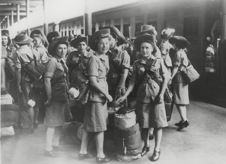 Wwii Britain Ats Auxiliary Territorial Service Editorial Stock Photo ...